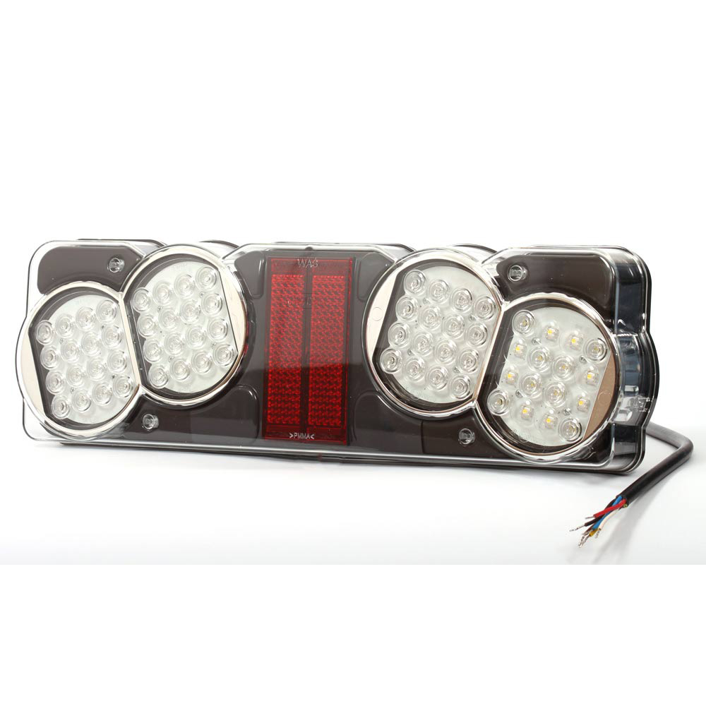 Strands 5 function LED 24V CAR Left,Licence plate light downwards - Strands