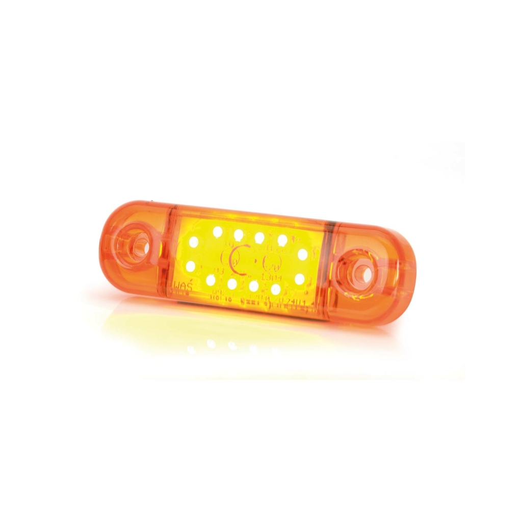 Strands Side marker slim 12 LED,9-36V IP68. E-approved. - Strands