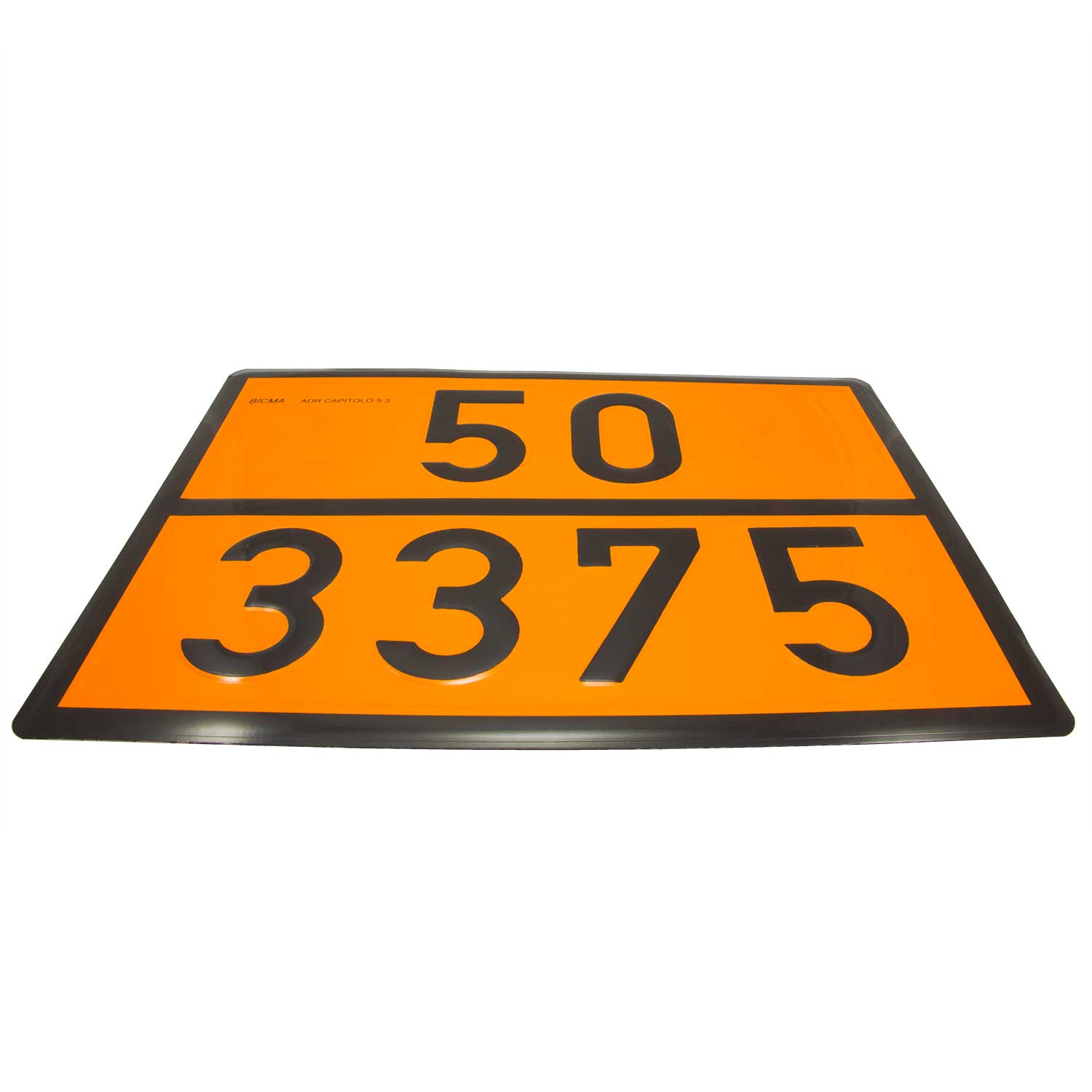 ADR sign 50/3375,Stainless 400x300x0,8mm - Strands