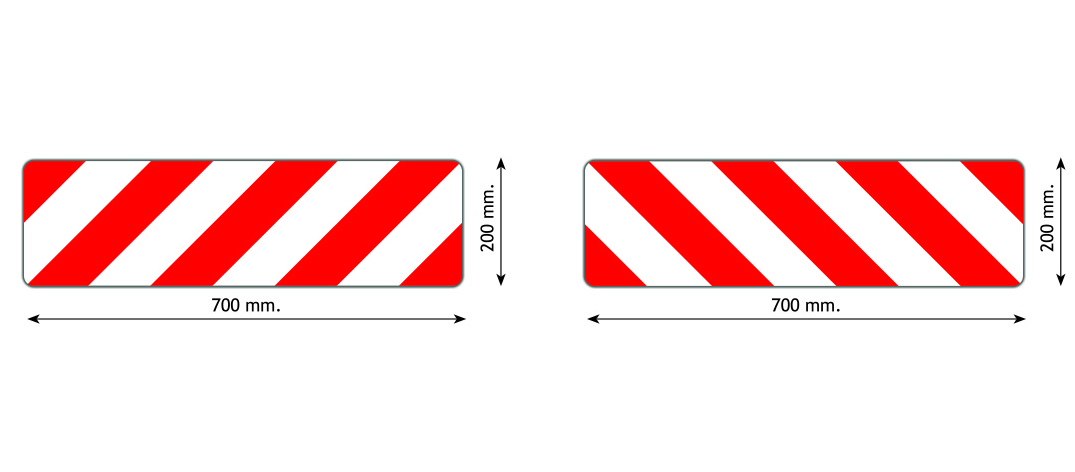Wide Side mark.sign kit Right + Left,1 pair - Strands