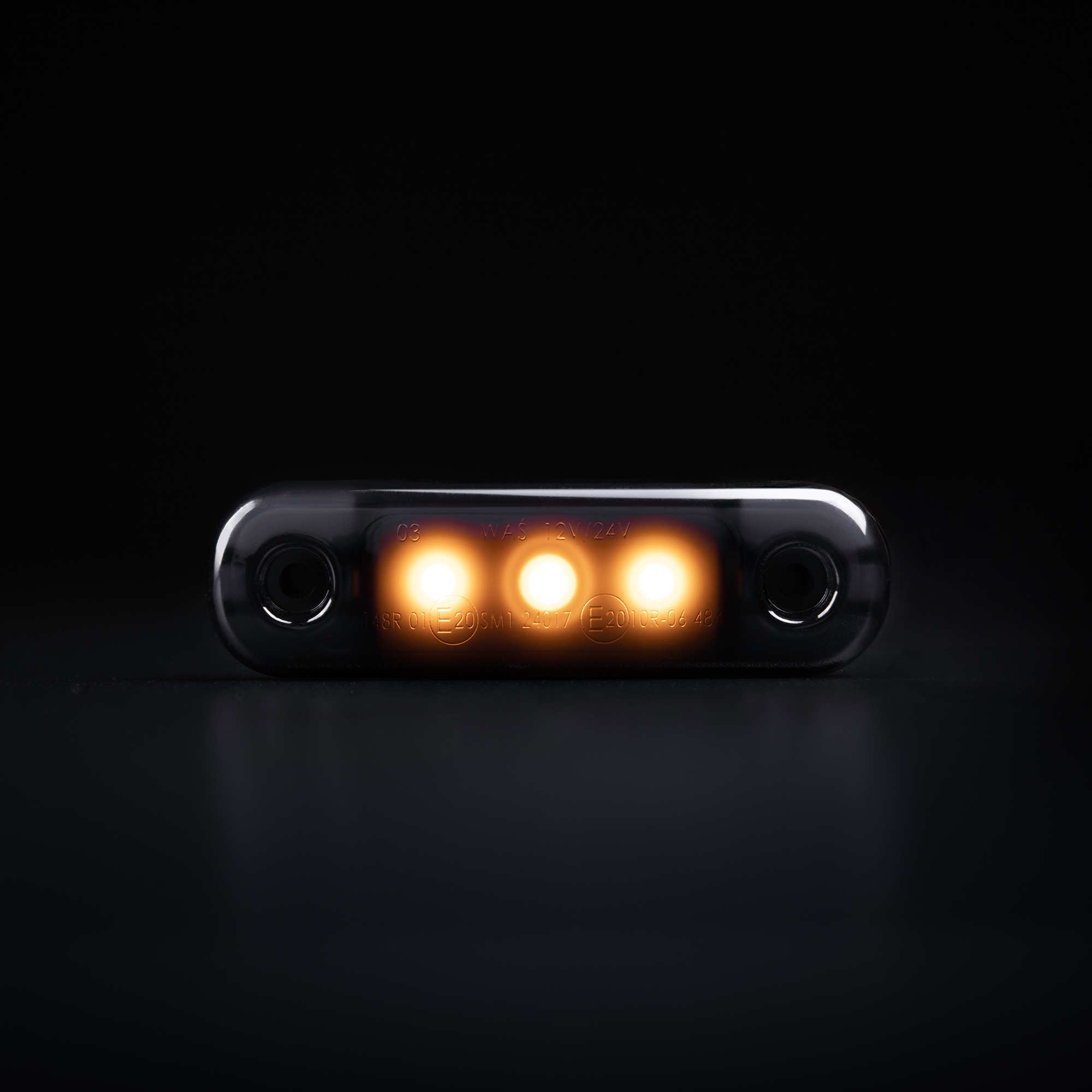 DARK KNIGHT SUPER DARK SLIM AMBER SIDEMARKER - Strands