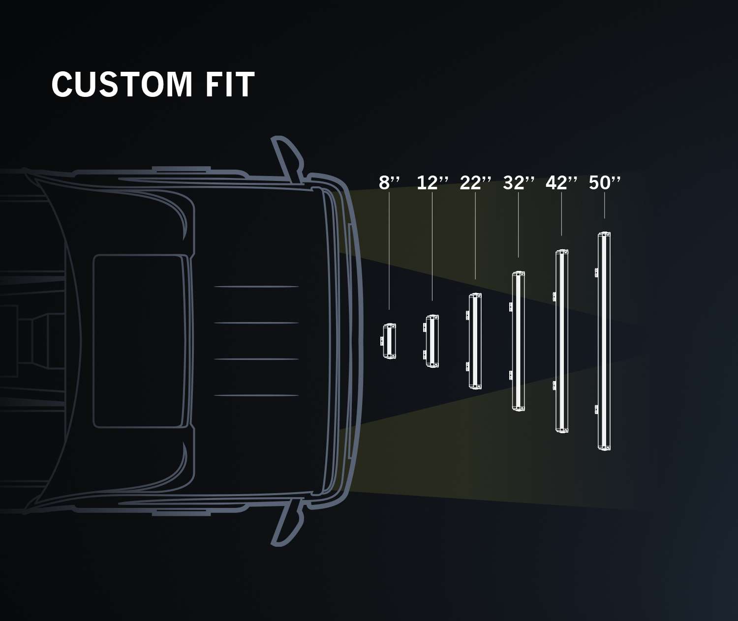SIBERIA XP DR LED BAR 32" - Strands